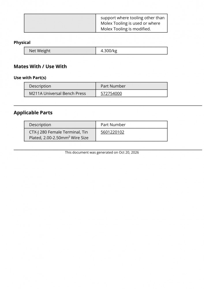 Molex 5781383700 technical document image 3