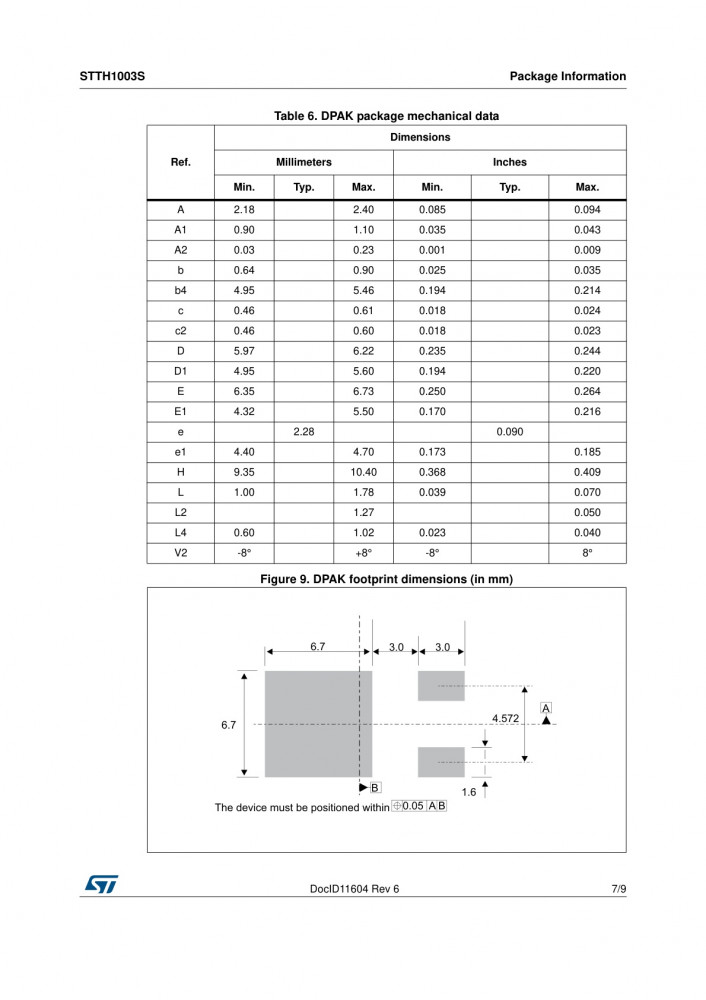 STTH1003SB-TR datasheet page 7