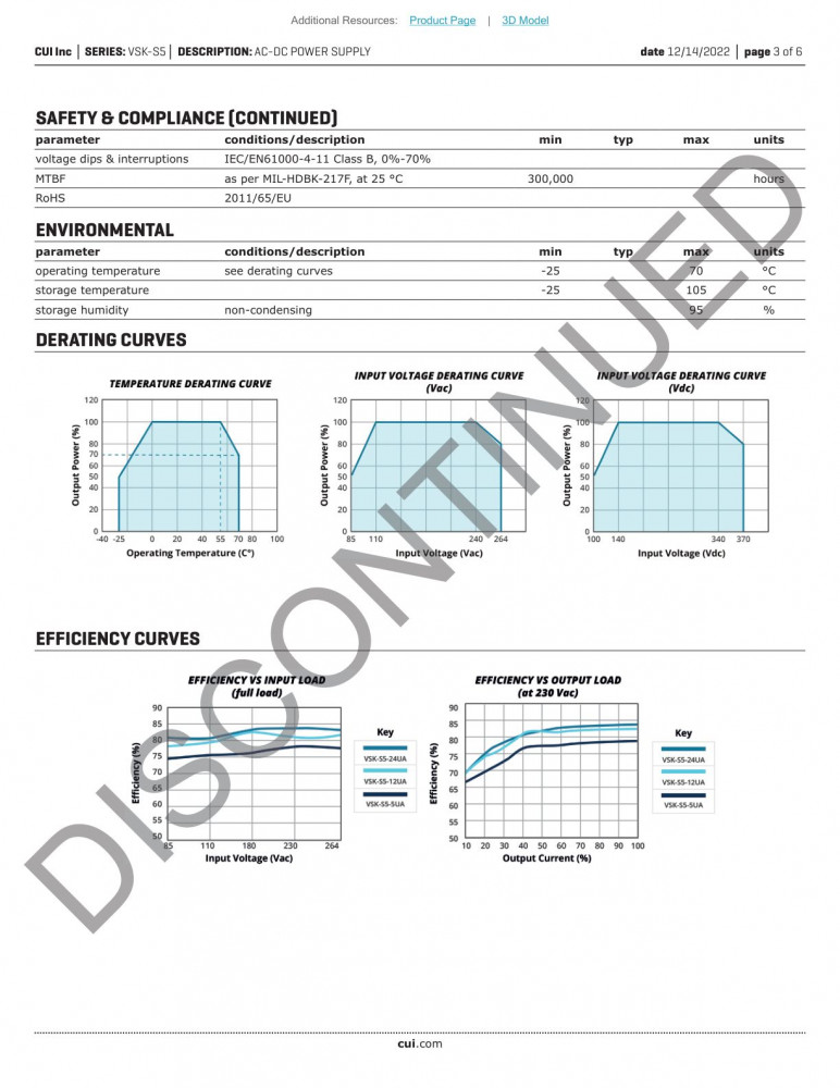 VSK-S5 datasheet page 3