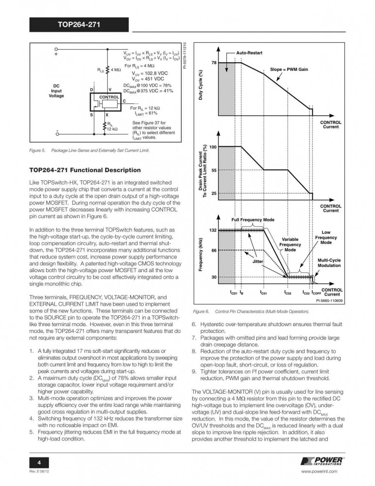 TOP266VG datasheet page 4