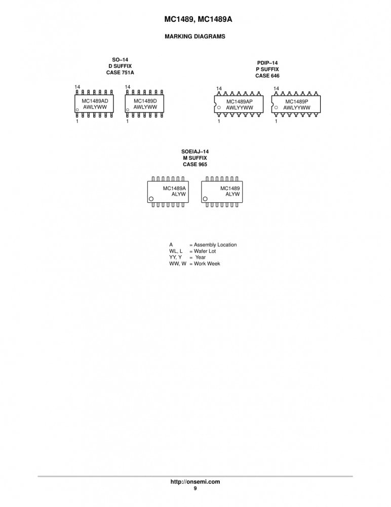 MC1489 datasheet page 9