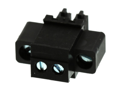 3.81mm Pitch Eurostyle Vertical Plug, with Retention Screws, Rear Wire Entry, 2 Circuits for sale