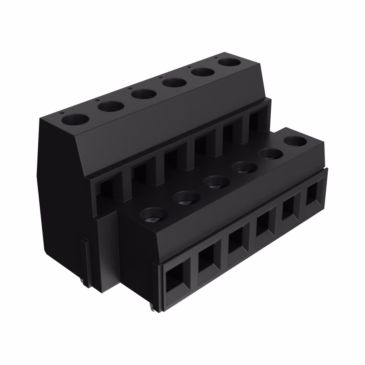 5.08mm Pitch Beau Eurostyle Low Profile, Two Level Terminal Block, Modular, 12 Circuits for sale