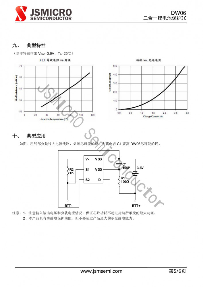 DW06 datasheet page 5