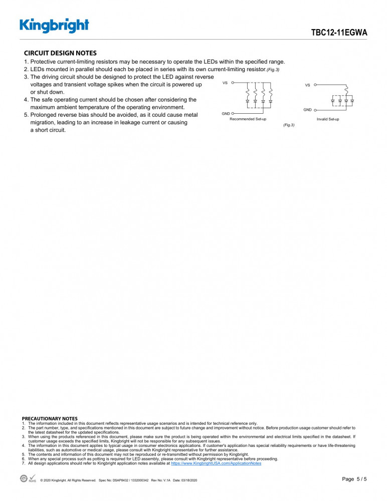 TBC12-11EGWA datasheet page 5