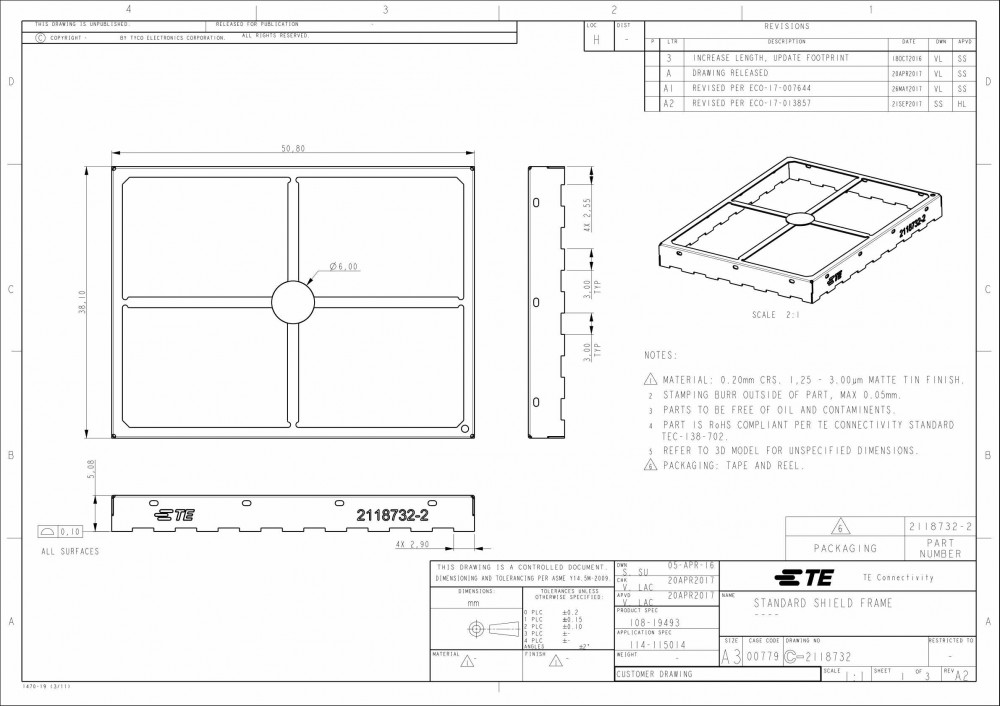 TE Connectivity 2118732-2 document page 1