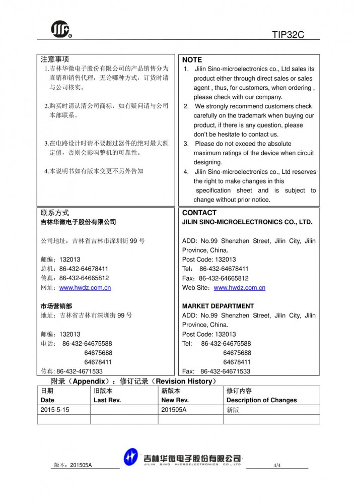 TIP32C datasheet preview, page 4
