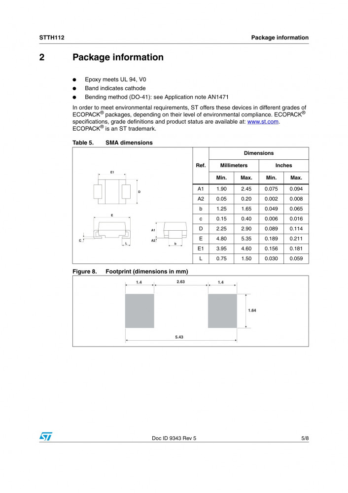 STTH112U datasheet page 5