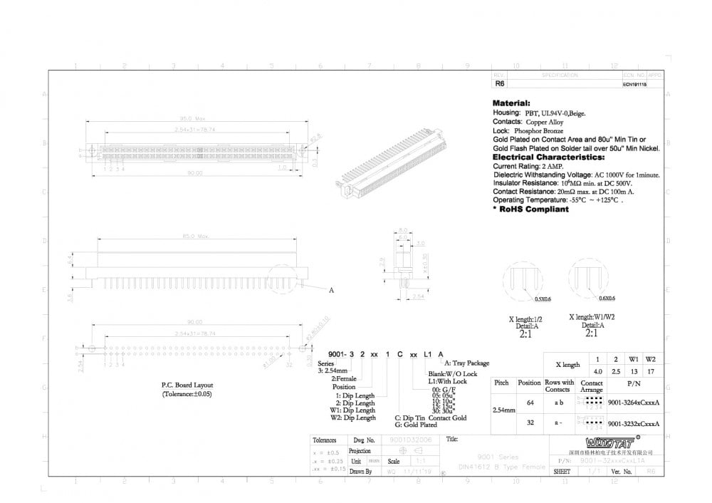 WingTAT 9001-32641C00A technical document