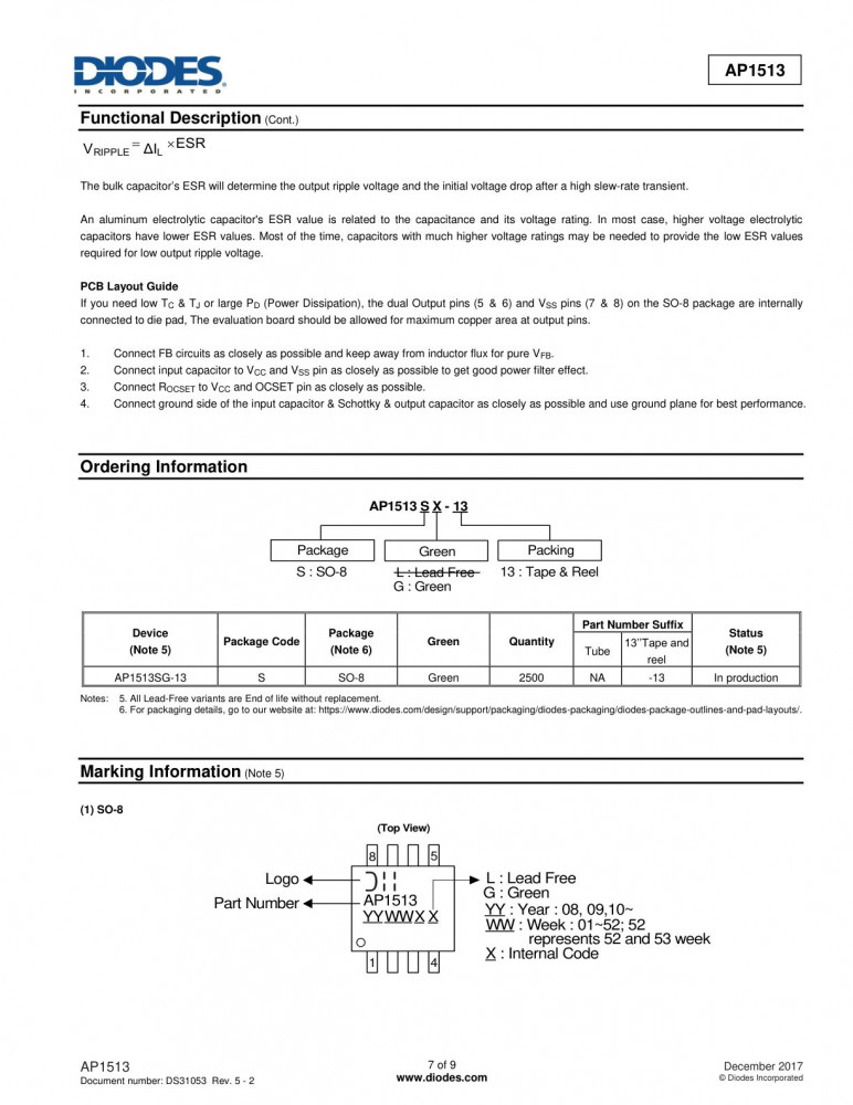 AP1513SG-13 datasheet page 7