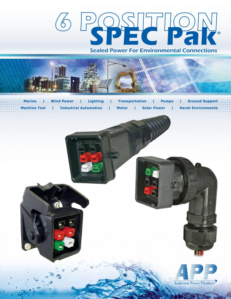 Anderson Power SPEC Pak technical document page 1