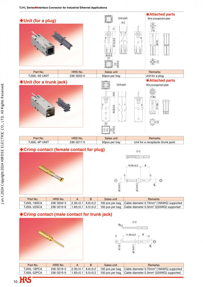 HRS TJ*L technical document page 10