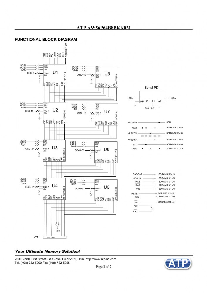 AW56P64B8BKK0M datasheet page 3