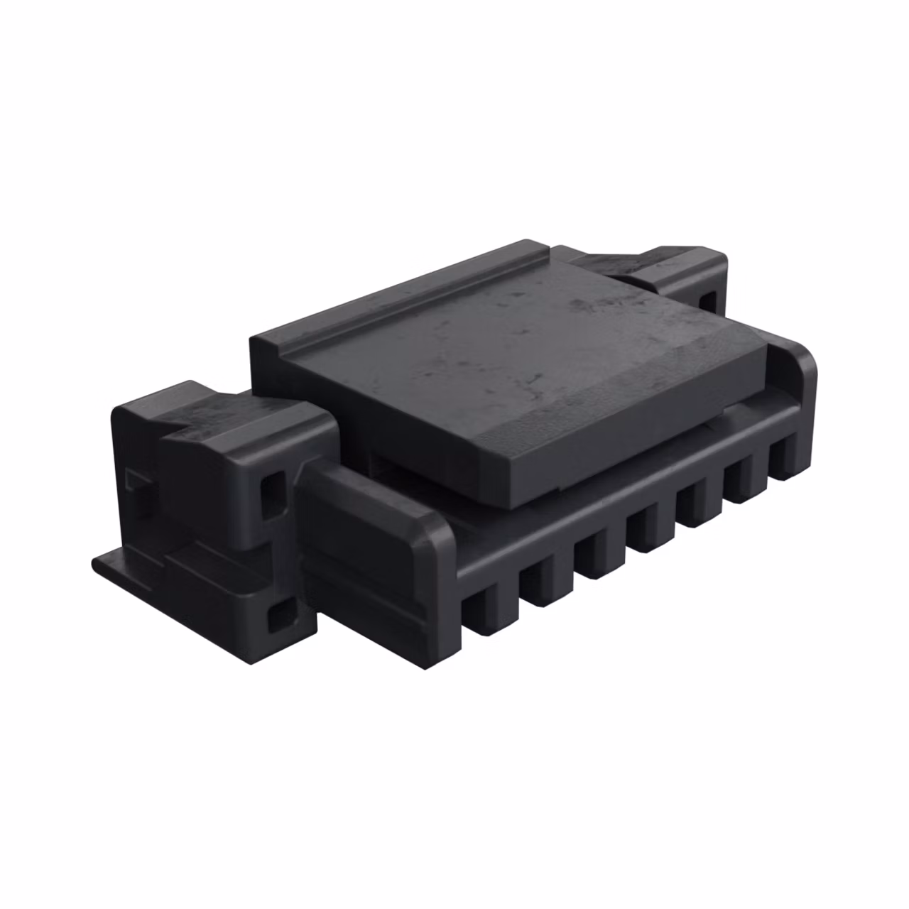 Micro-Lock Plus TPA Type Receptacle Housing, 1.25mm Pitch, Low-Halogen, Single Row, Positive Lock, 7 Circuits, Black for sale