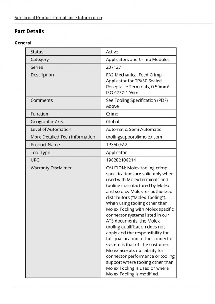 Molex 638089000 technical document preview, page 2