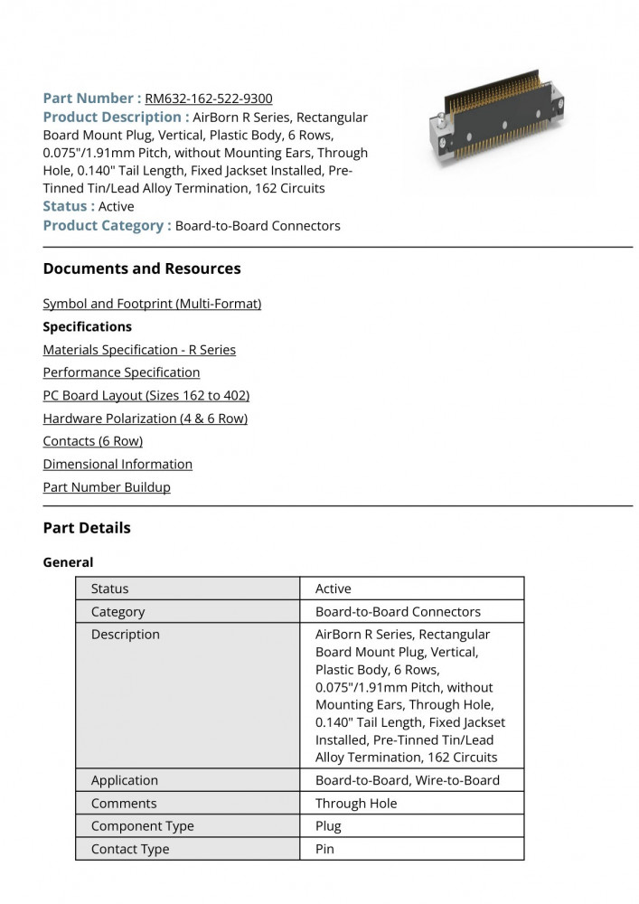 RM632-162-522-9300 technical document page 1