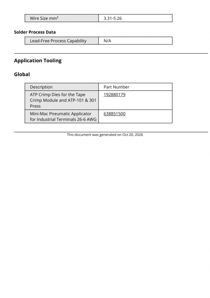 MOLEX 191150049 technical document page 3