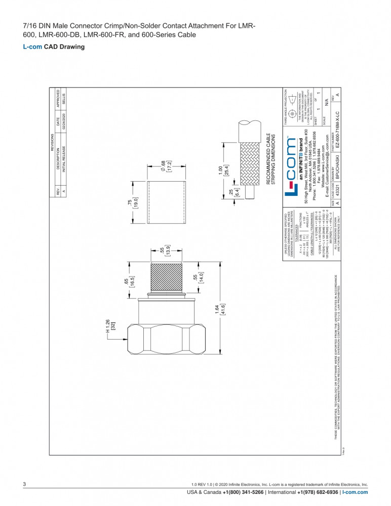 EZ-600-716M-X-LC dimensional drawing