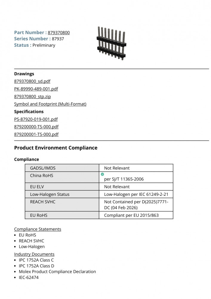 879370800 technical document preview, page 1