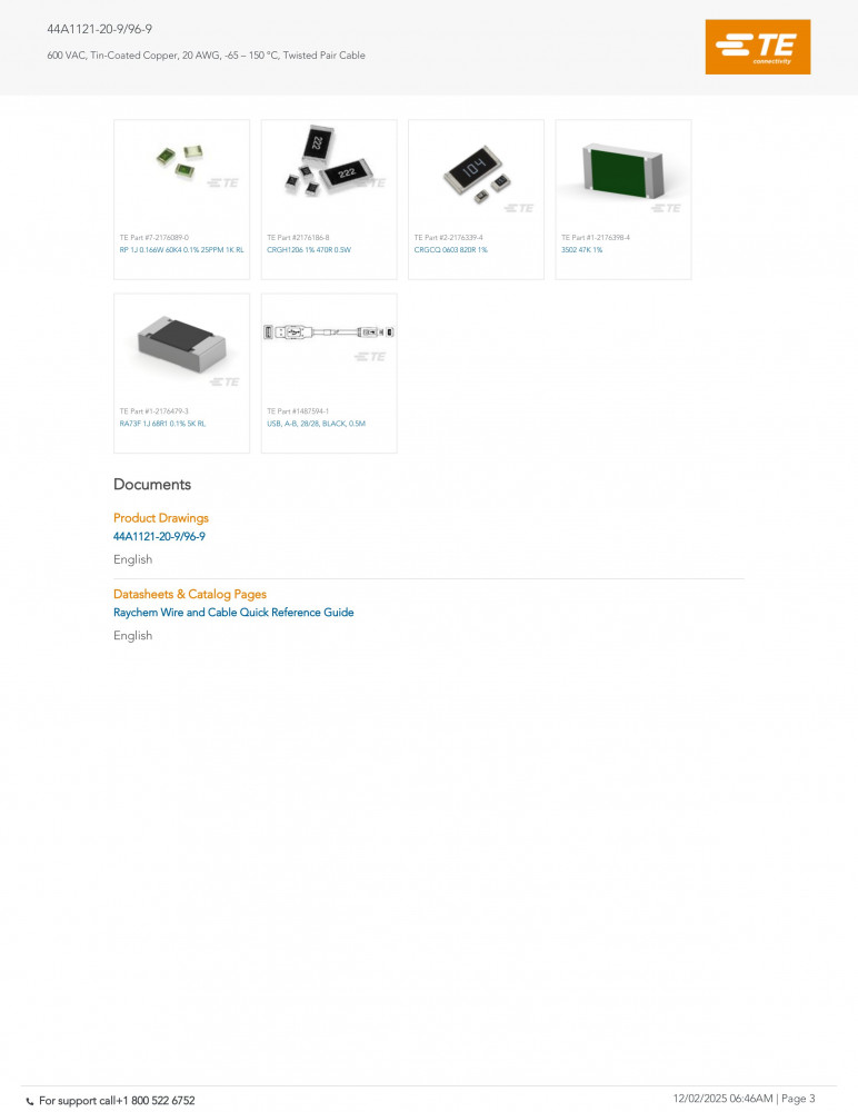 Product document page 3