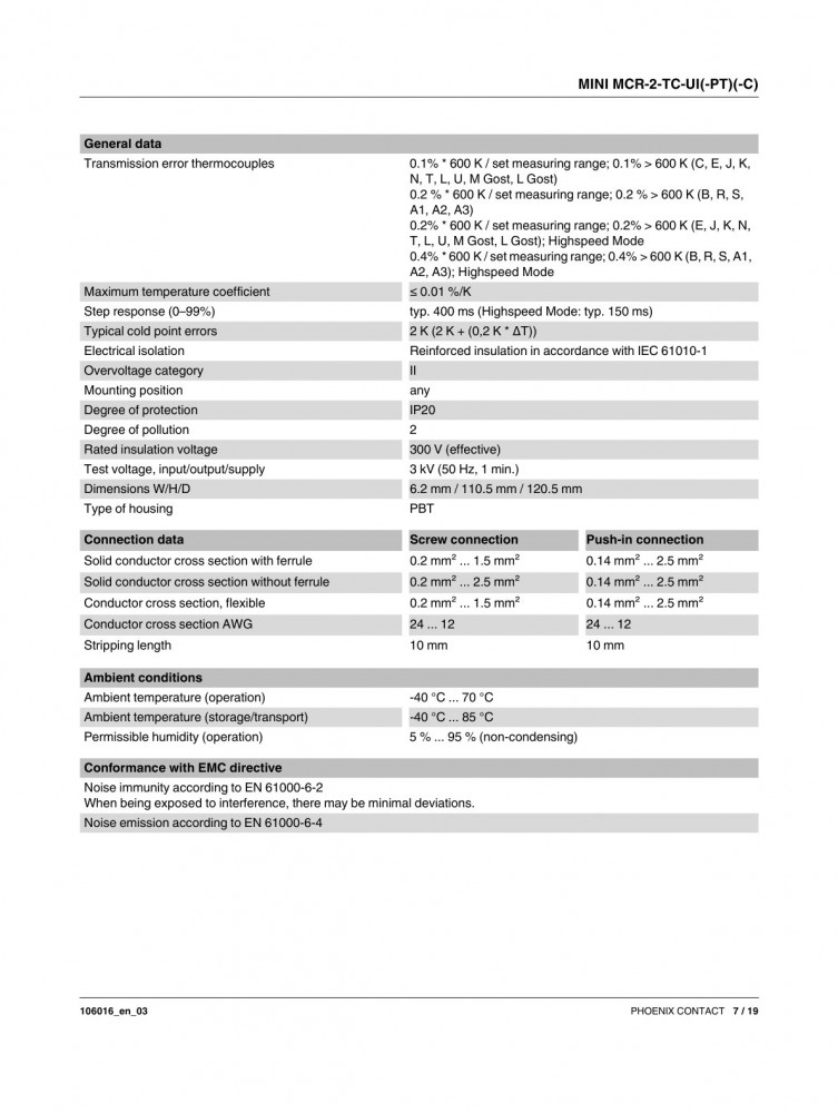 MINI MCR-2-TC-UI datasheet page 7
