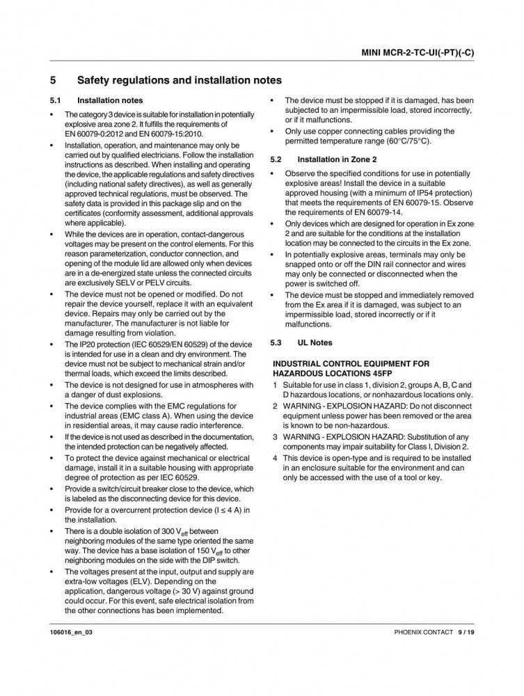 MINI MCR-2-TC-UI datasheet page 9