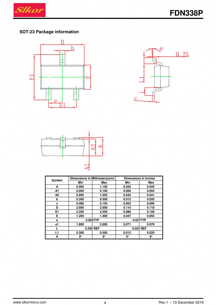 FDN338P datasheet page 4