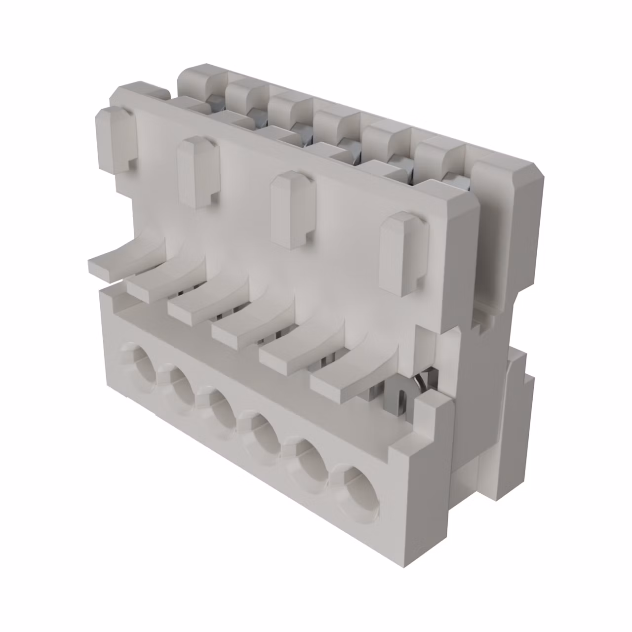 Appli-Mate RAST 2.5 IDT Housing, 2.50mm Pitch, Direct/Indirect, Female, 6 Circuits, Position Keys B, D and F Removed for sale