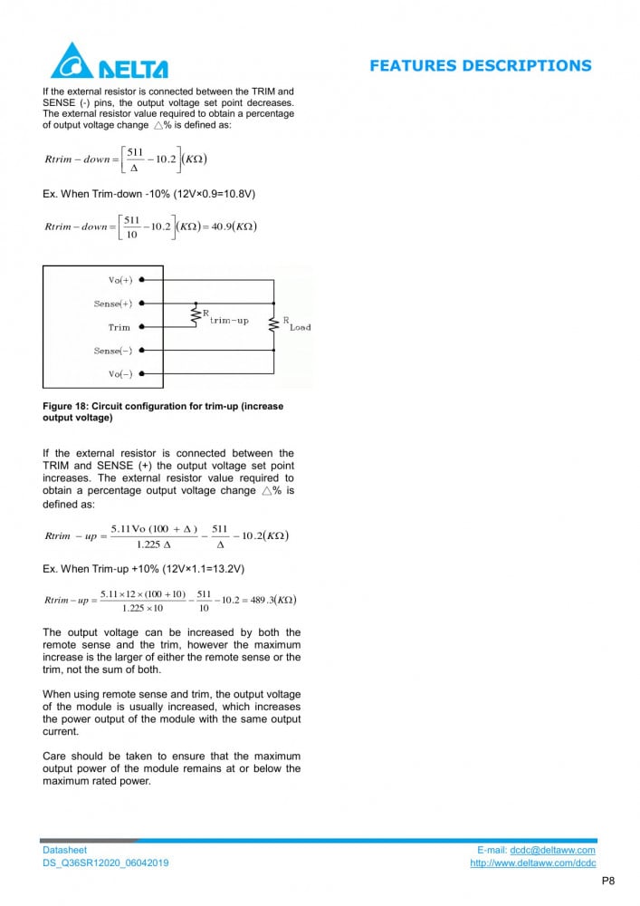 Q36SR12020NRFH datasheet page 8