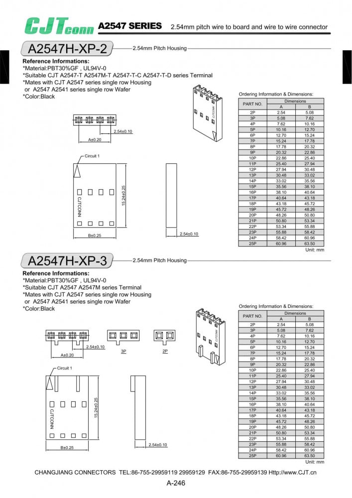CJT A2547 documentation page 8