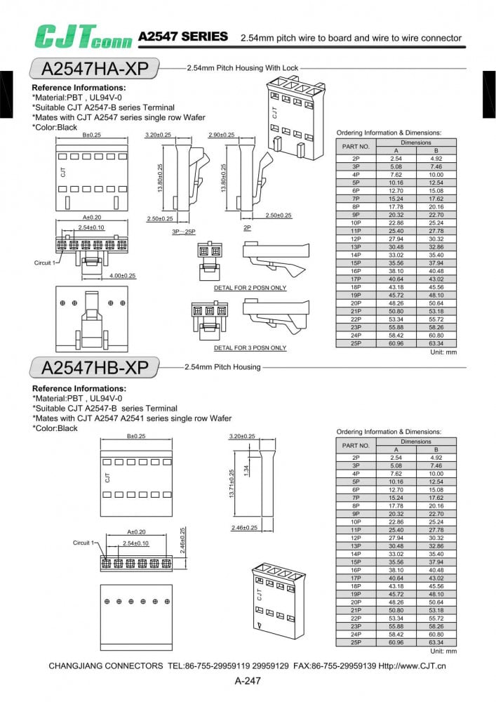 CJT A2547 documentation page 9