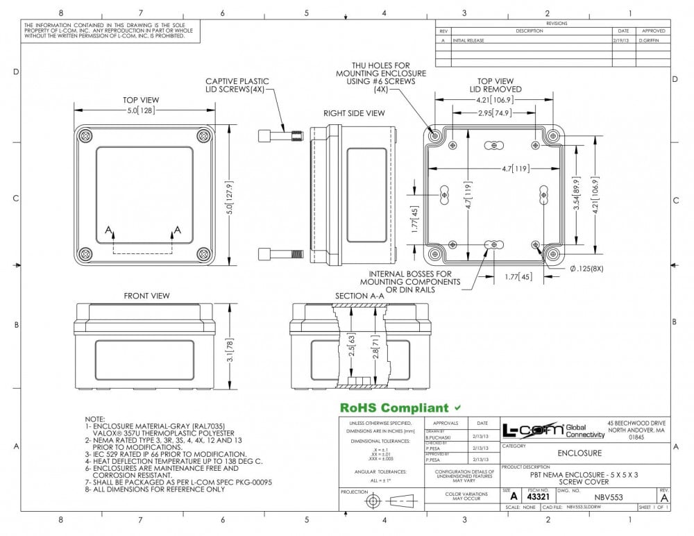 NBV553 technical document page