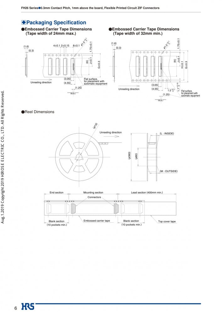 FH26W datasheet page 6