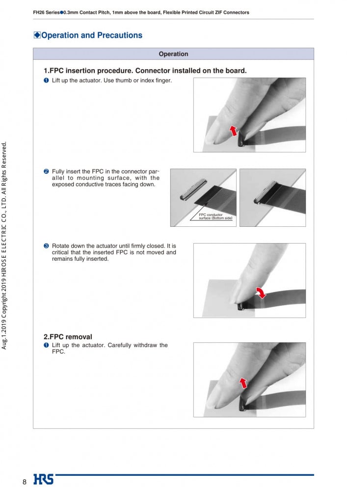 FH26W datasheet page 8