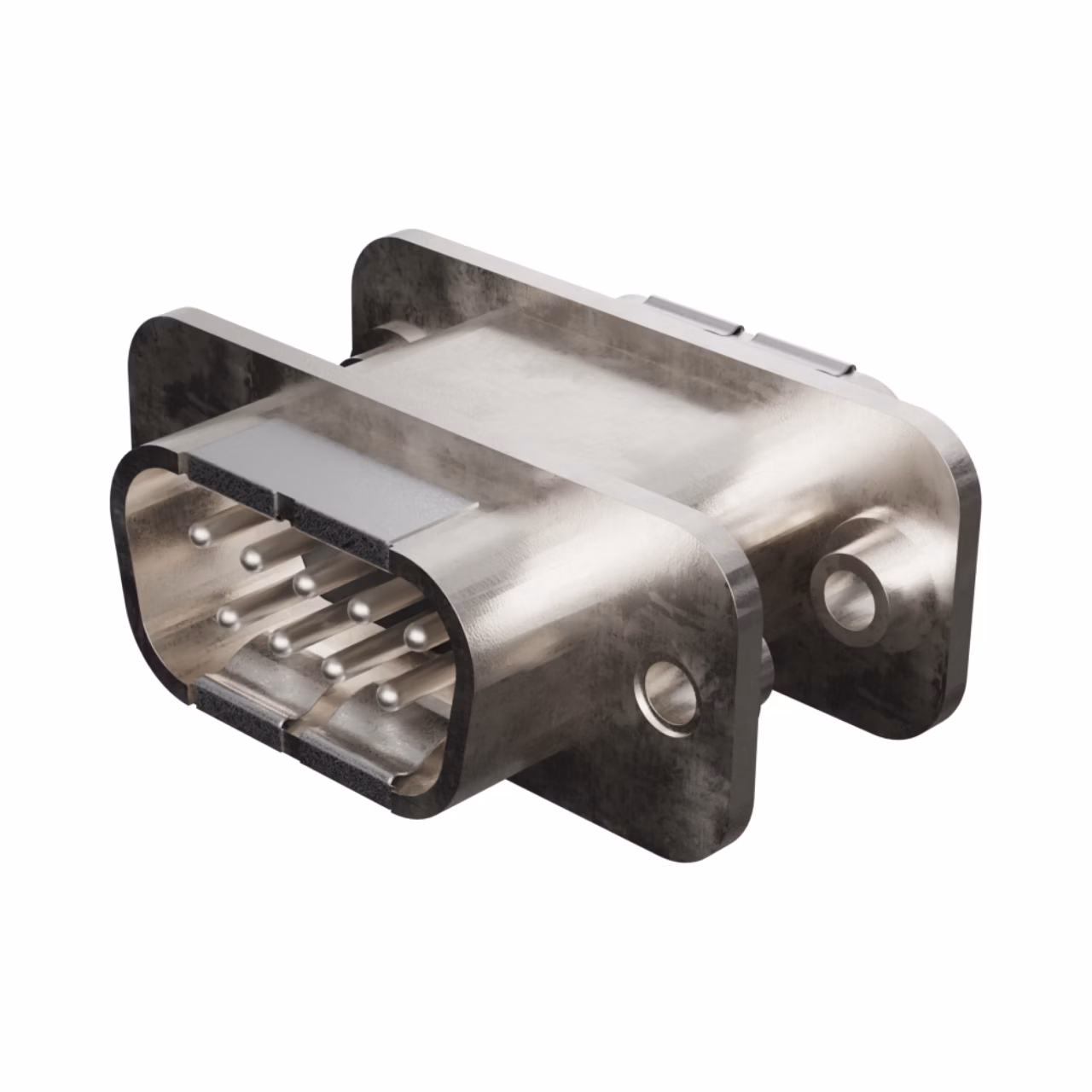 Standard-Density EMI Filtered D-Sub Adapter, Male-to-Female, Straight, 1000pF Pi, Locking Inserts, 9 Circuits for sale
