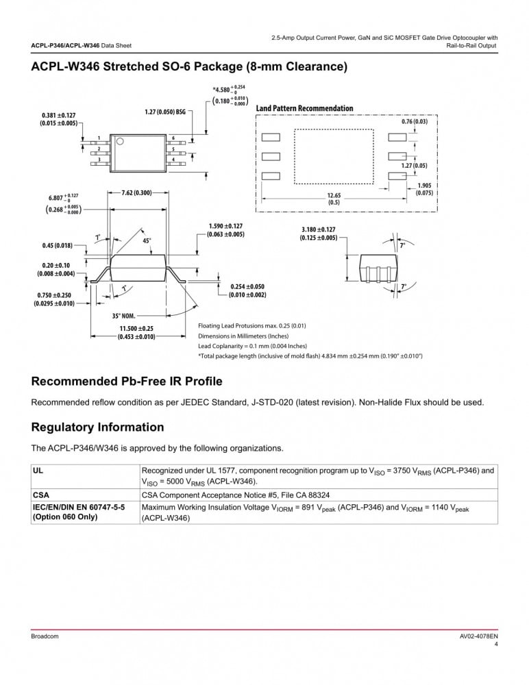 ACPL-P346-500E datasheet page 4