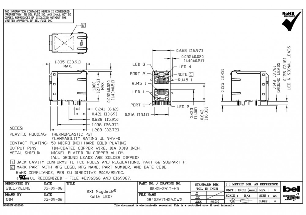 0845-2A1T-H5 datasheet page 3