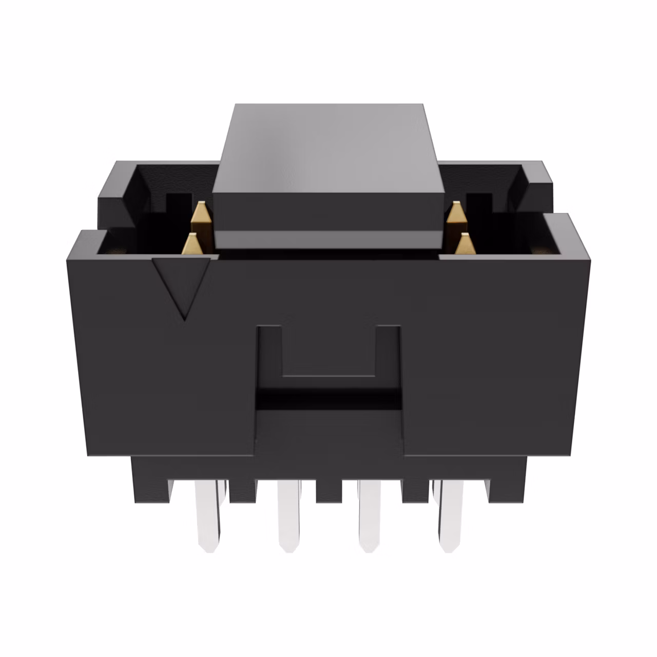 2.00mm Pitch, Milli-Grid PCB Header, Dual Row, Vertical, Through Hole, Shrouded, 8 Circuits, 0.38µm Gold (Au) Plating, 2.50mm Tail Length, Dual Side Slots, Center Friction Lock, with Cap, Tape and Reel for sale