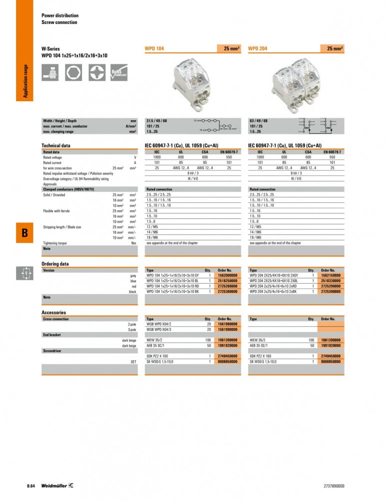 WEIDMULLER 2725360000 technical document page 5
