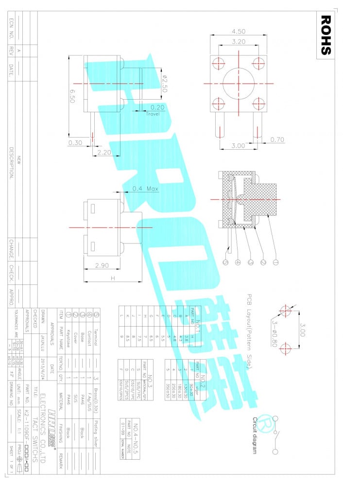 K2-1109DF-G4SW-04 technical drawing