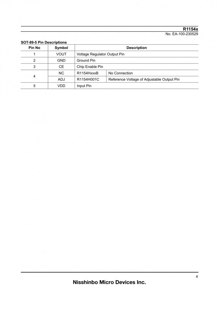 R1154 datasheet page 4