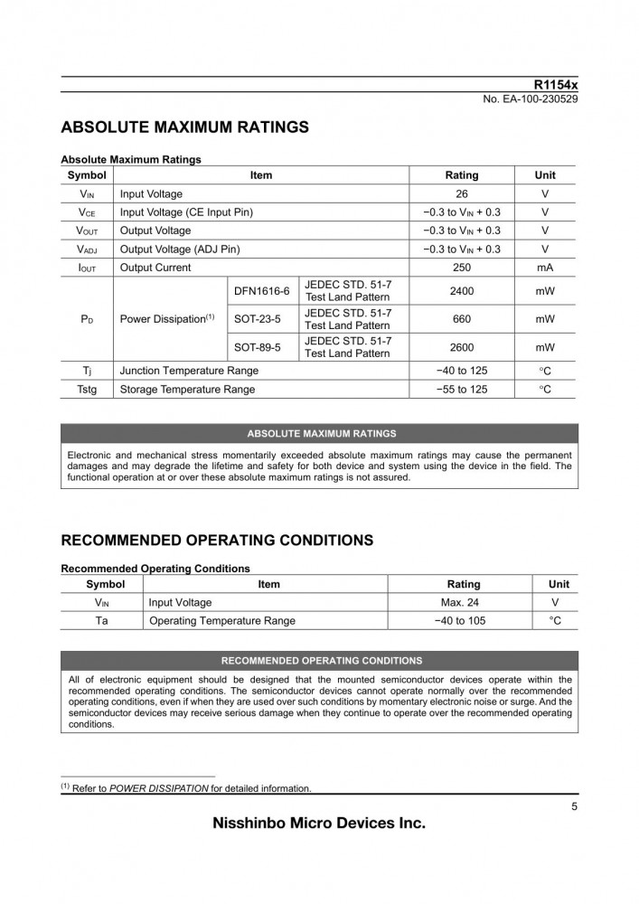 R1154 datasheet page 5