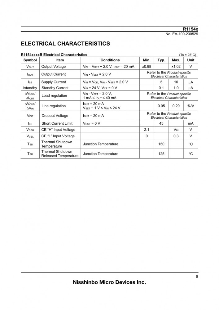 R1154 datasheet page 6