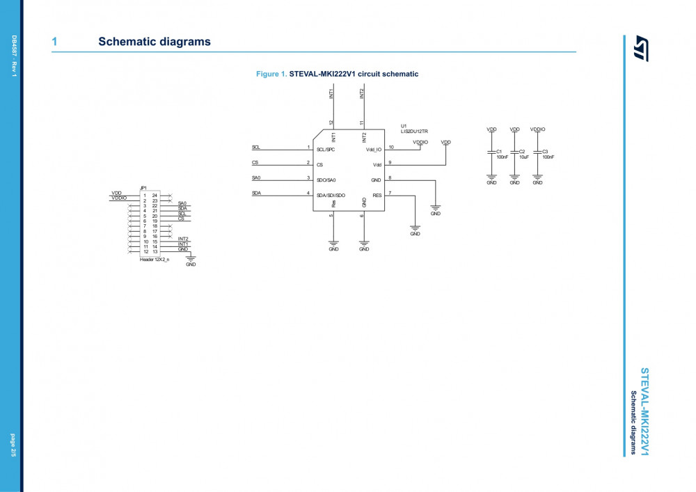 STEVAL-MKI222V1 technical document page 2