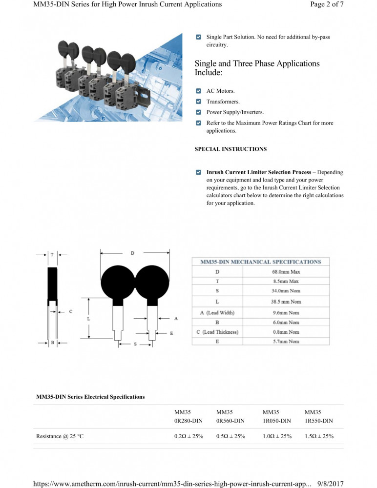 MM35 1R550-DIN technical document page 2