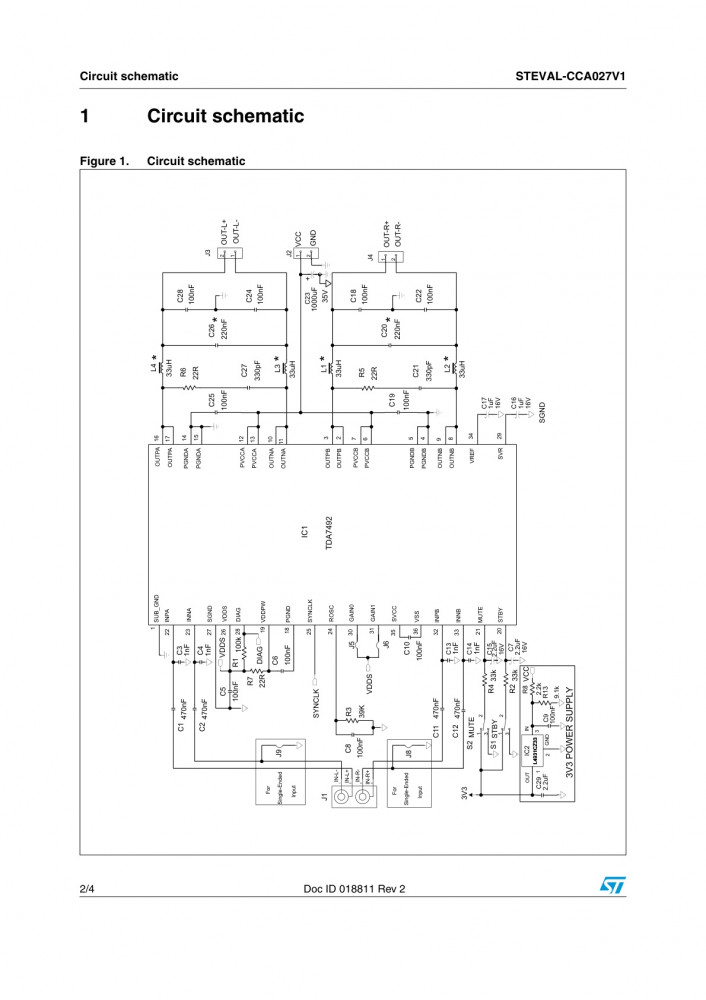 STEVAL-CCA027V1 technical document page 2