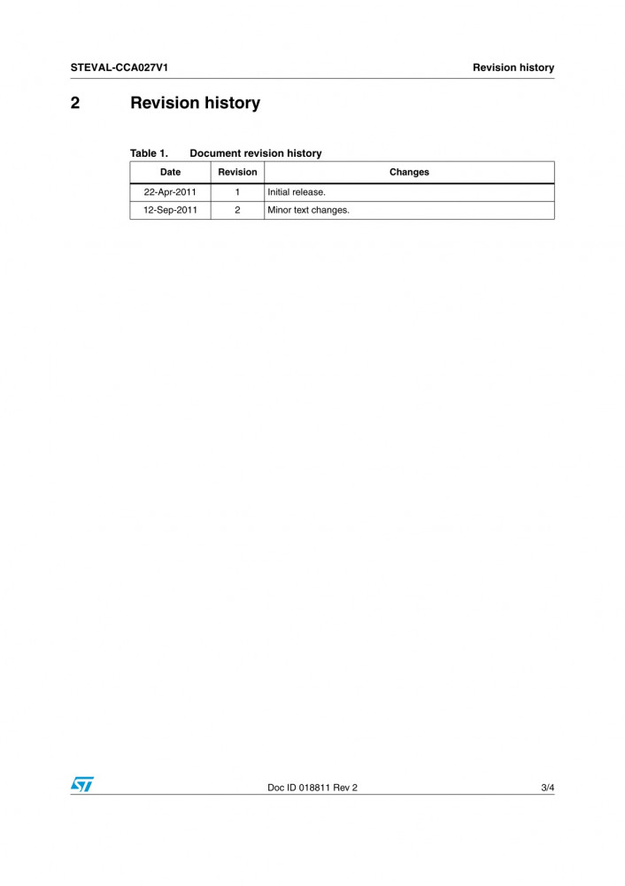STEVAL-CCA027V1 technical document page 3