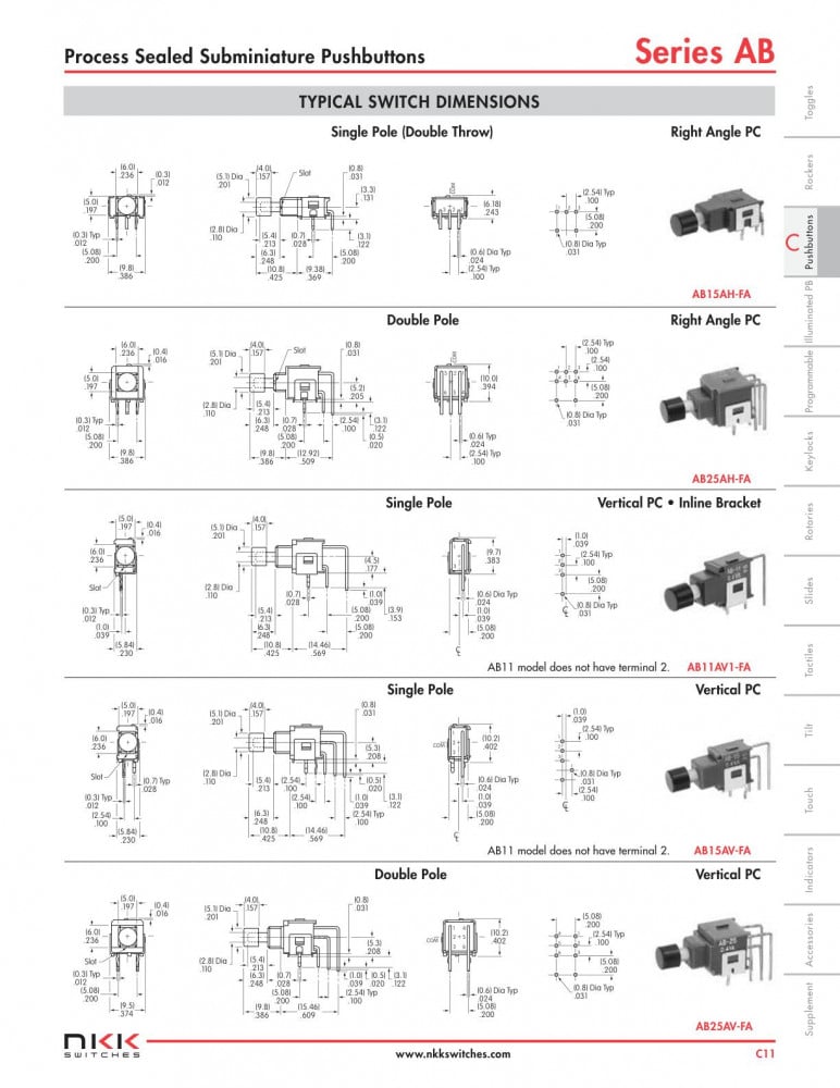NKK AB Series technical document, page 6