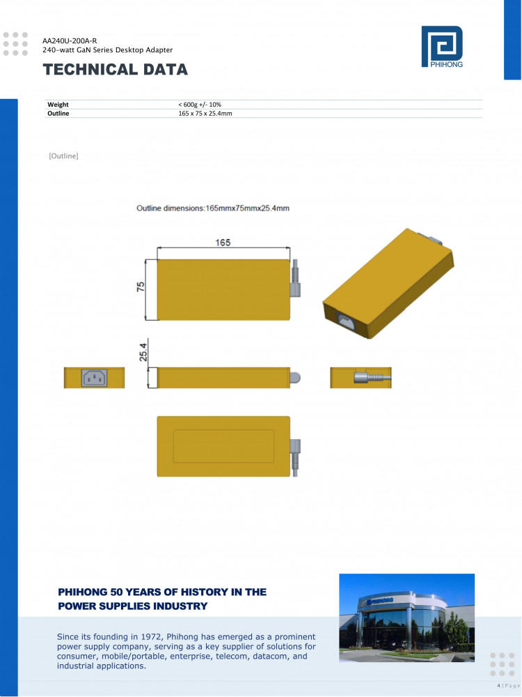 AA240U-200A-R technical document page 4