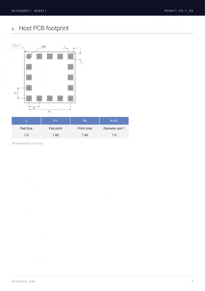 M20071 datasheet page 8